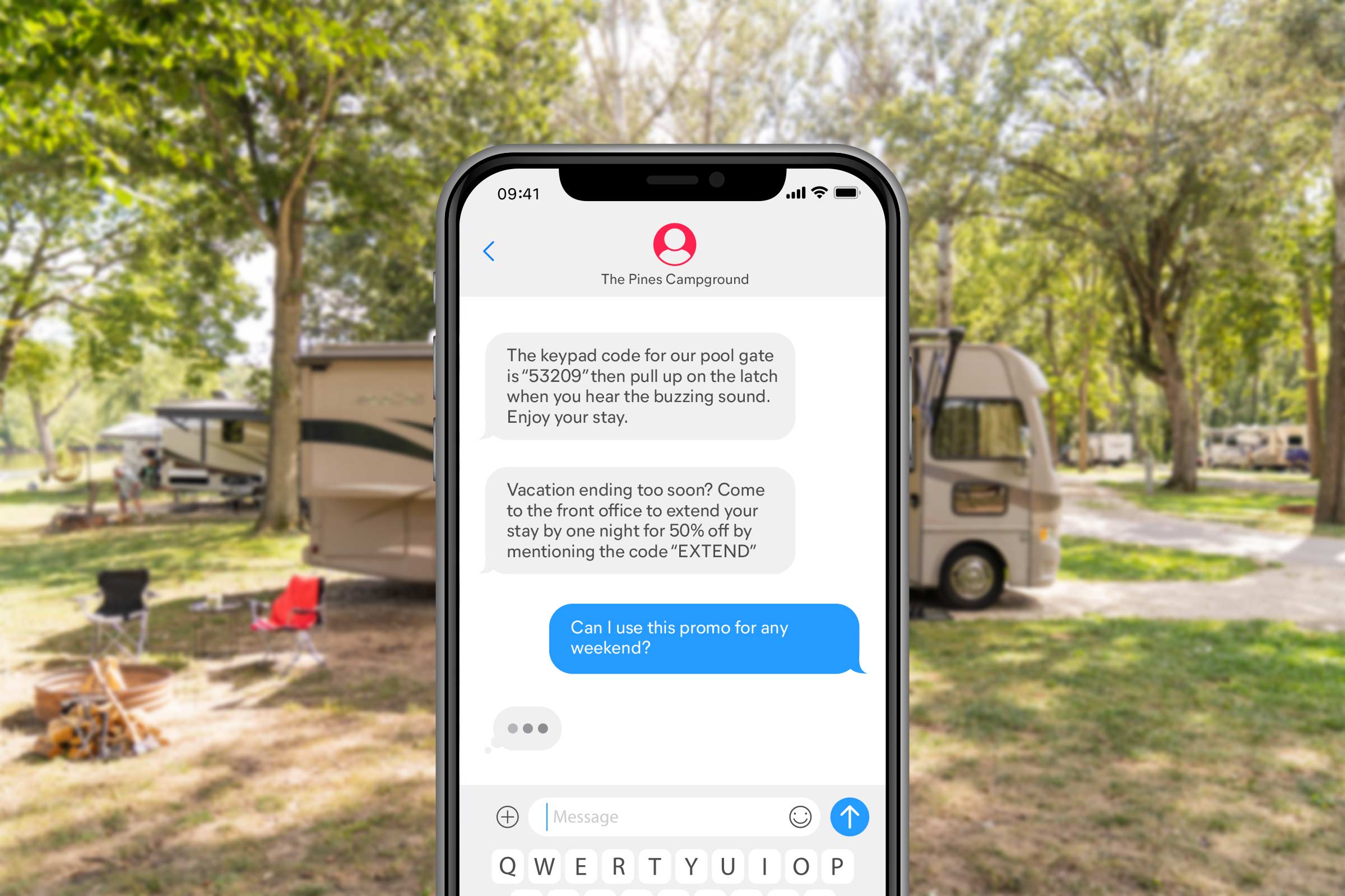 Campspot Referrals for SimpleTexting